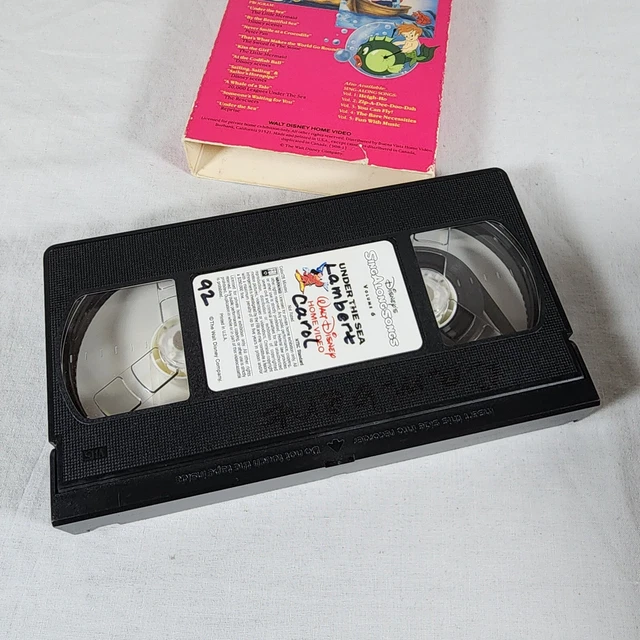 DISNEYS SING ALONG Songs - The Little Mermaid: Under the Sea (VHS, 1990 ...