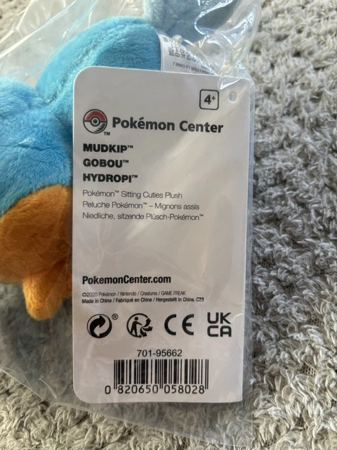 POKEMON SITTING CUTIES Plush Mudkip Brand New & Sealed Pokemon Center £ ...