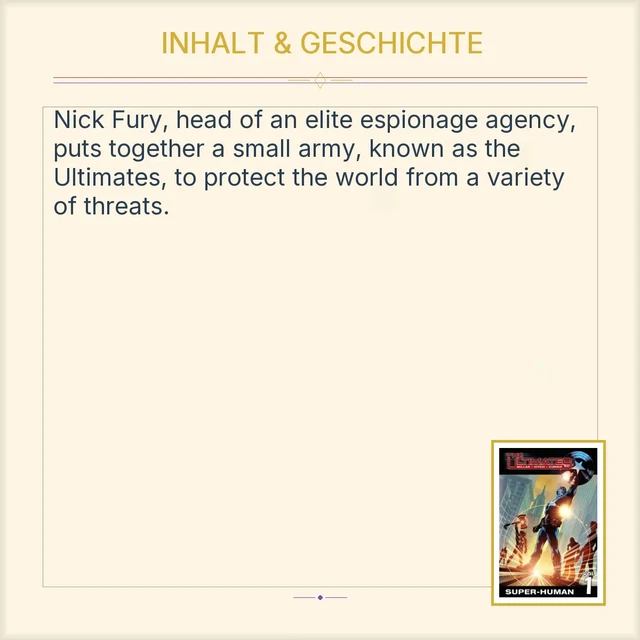 MARVEL THE ULTIMATES Vol 1 Comic Taschenbuch Bryan Hitch Superhelden ...