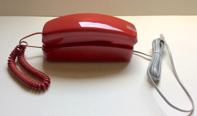 VTG RED Push Button Phone 80s Analog Novelty Phone - Batman Phone £16. ...