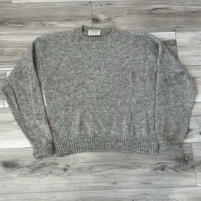 VINTAGE LORD JEFF The Moors Shetland Wool Sweater Made in USA Scotland ...