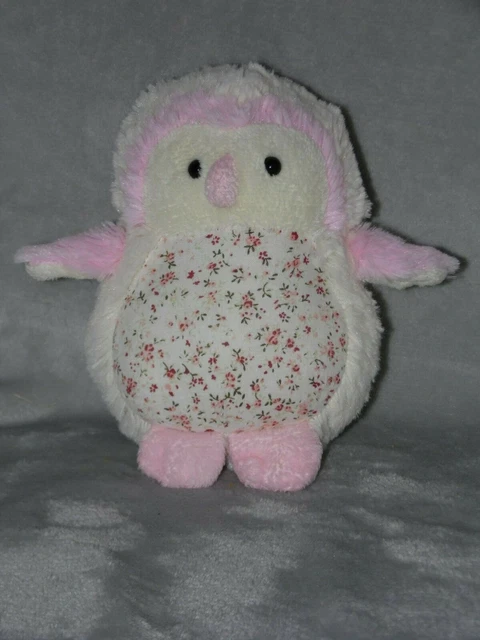 KEEL CREAM OWL soft toy Belle Rose pink floral comforter £12.95 ...
