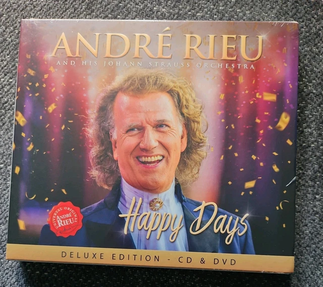 NEW ANDRE RIEU & Johann Strauss Orchestra Happy Days Deluxe Edition CD ...