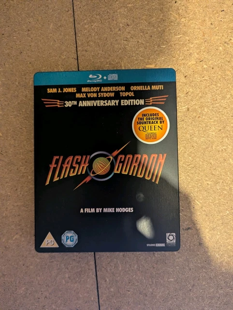 FLASH GORDON (BLU-RAY 2010) 30th Anniversary Edition Steelbook & Queen Cd £8.64 - PicClick UK