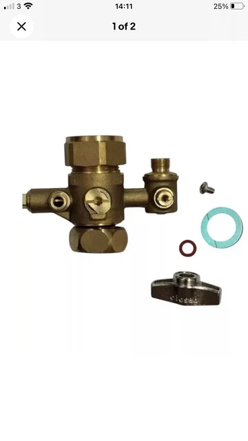 VAILLANT ECOTEC PLUS Boiler Central Heating Flow Valve 0020010291 ...