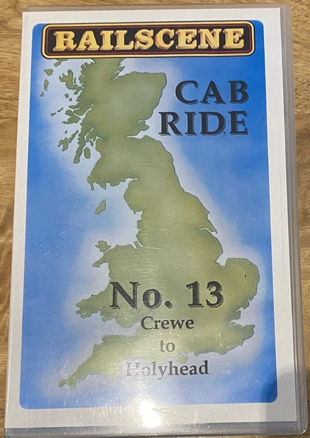 RAILSCENE CAB RIDE No 13 Crewe to Holyhead VHS PAL Trains $16.00 ...