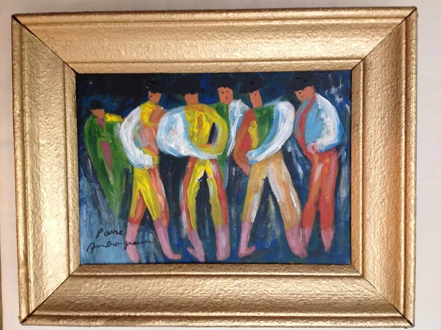 AMBROGIANI PIERRE PEINTURE signée ami René Seyssaud Louis Mathieu ...