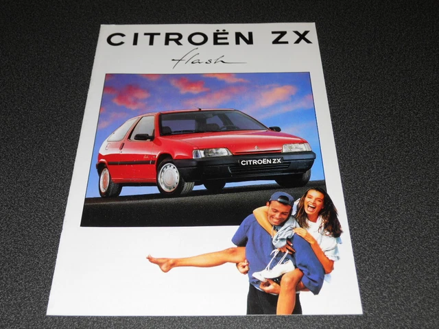 CITROEN ZX FLASH brochure catalogue Youngtimer - édition 09/1993 ...