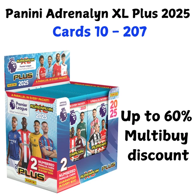PANINI ADRENALYN XL Premier League PLUS 2025 24/25 Base Cards #10 ...