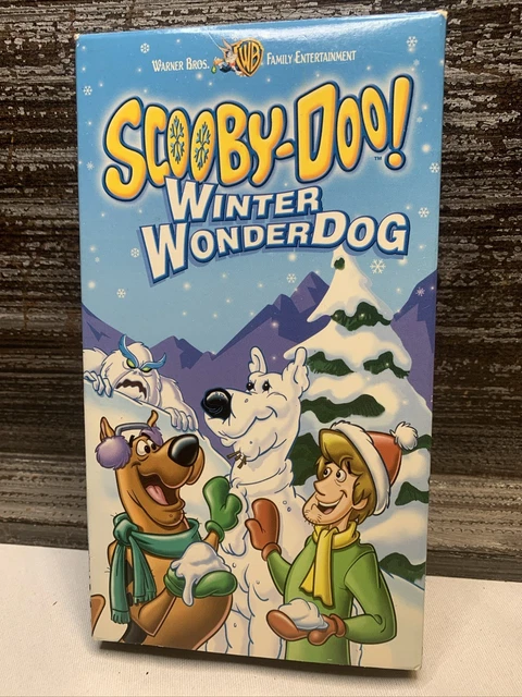 WARNER BROS SCOOBY-DOO VHS Winter Wonder Dog Cartoon Movie Video Tape £ ...