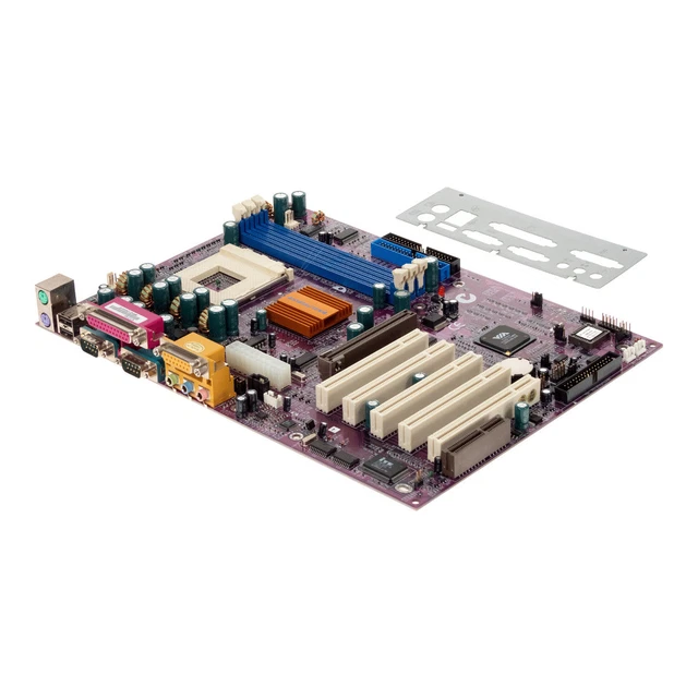 MOTHERBOARD ATX ECS K7vta3 Rev:1.0 Socket 462 (A) DDR AGP PCI Cnr £54. ...
