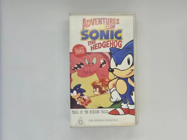 ADVENTURES OF SONIC The Hedgehog Trail of the Missing Tails 1993 VHS ...