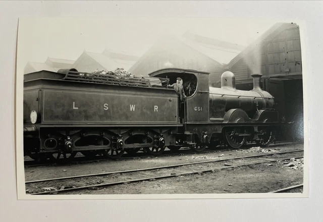 LSWR RAILWAY LOCOMOTIVE Photograph - A12 Class - 651 - D979 £3.50 ...