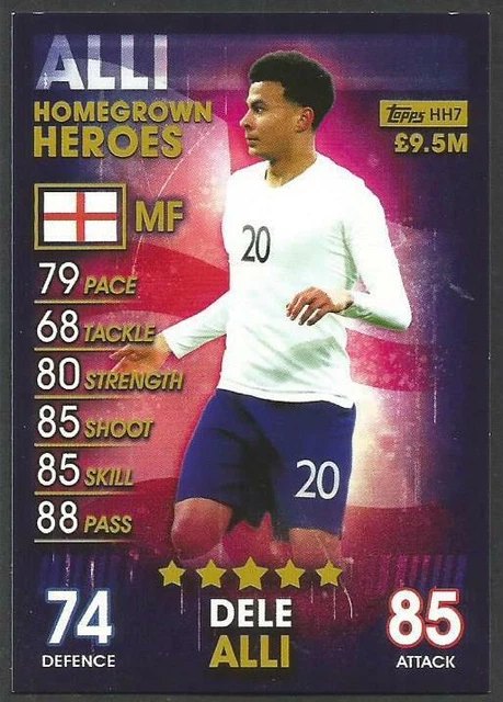TOPPS MATCH ATTAX 101-2019-20- #Hh7-England-Dele Alli EUR 1,39 ...