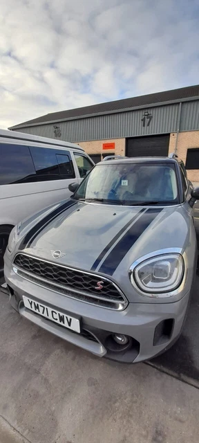 MINI COUNTRYMAN BONNET Stripes Graphics Decals Stickers Mini One Cooper ...