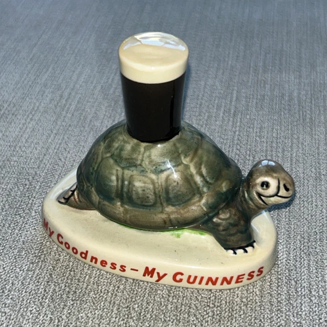 CARLTON WARE MY Goodness My Guinness Ceramic Tortoise Vintage Figurine ...