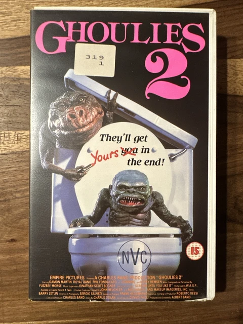 GHOULIES 2 VHS Ex Rental Big Box Horror £7.50 - PicClick UK