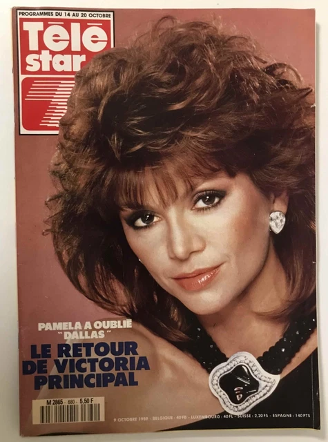 TELE STAR 680/1989-Victoria Principal-Michel Sardou-Sheila-Dorothee ...