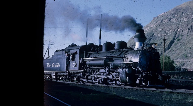 PC2-134 ORIGINAL COLOUR Slide D&RGW K-28 Steam Locomotive #476 at ...