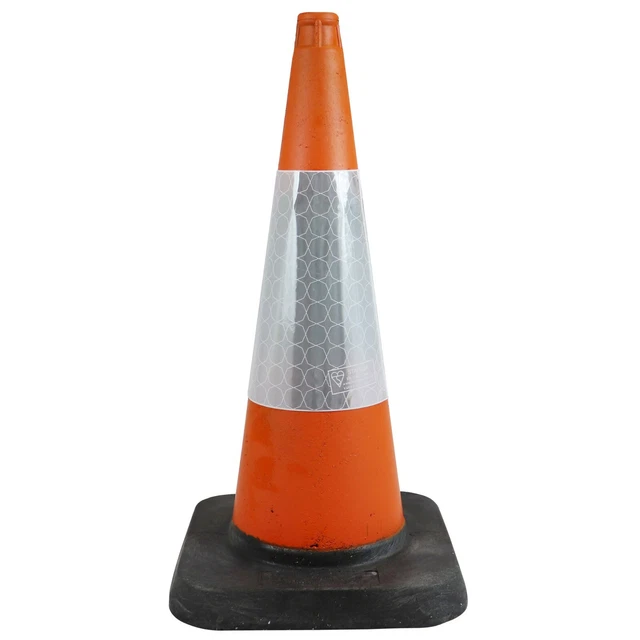 750MM HEAVY DUTY Large Traffic Cones - Self Weighted - 1 Piece Design £ ...