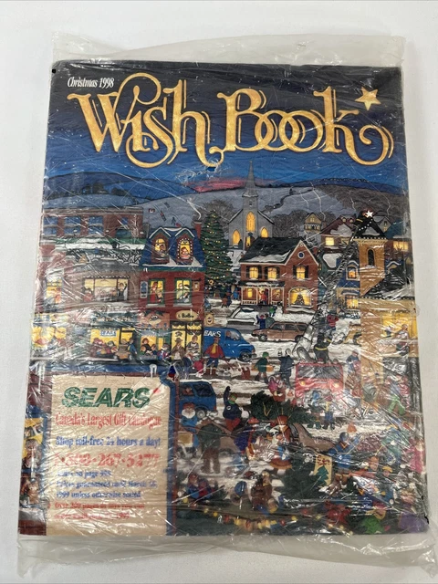SEARS WISHBOOK CATALOGE 1998 Christmas Toys Magazine Shopping Wish Book ...