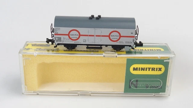 MINITRIX SPUR N - 51 3527 00 Kühlwagen Transfesa Interfrigo der DB OVP ...