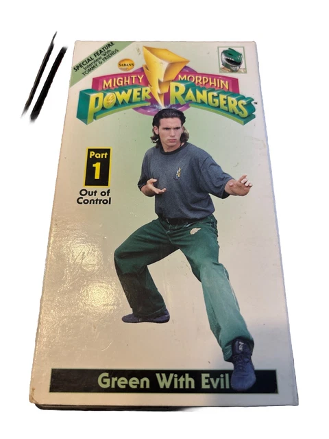 MIGHTY MORPHIN POWER Rangers: Green With Evil Part 1 Out of Control VHS ...