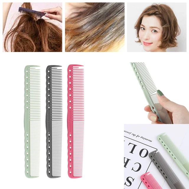 HAIRDRESSING DETANGLING FLATTOP Hair cutting Comb Salon Styling Tool $6 ...