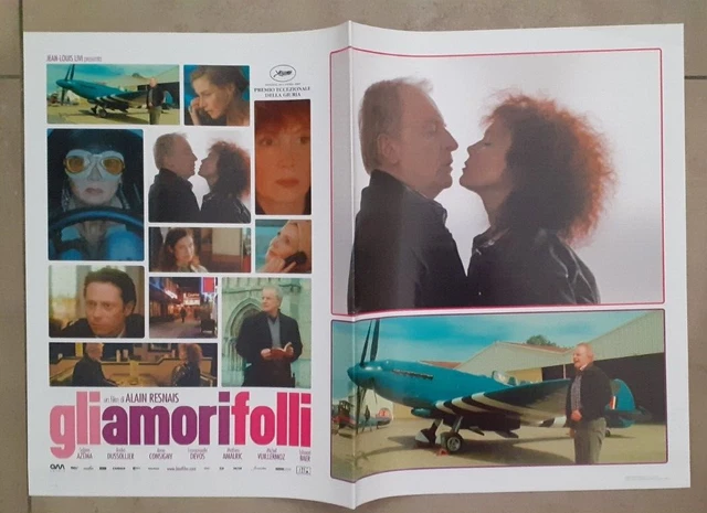FOTOBUSTA GLI AMORI FOLLI alain resnais azema dussollier consigny devos ...