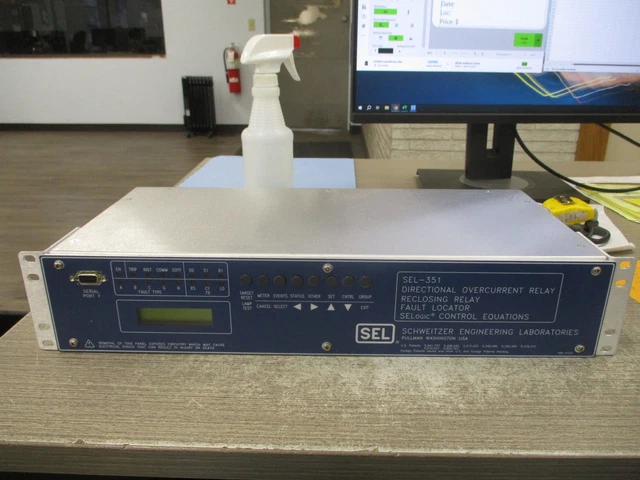 SEL SEL-351 DIRECTIONAL Overcurrent Relay Reclosing Relay Fault Locator ...