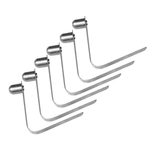 6 STÜCK 8MM Edelstahl Kajak Paddel Zelt Pole Feder Druckknopf Clips EUR ...