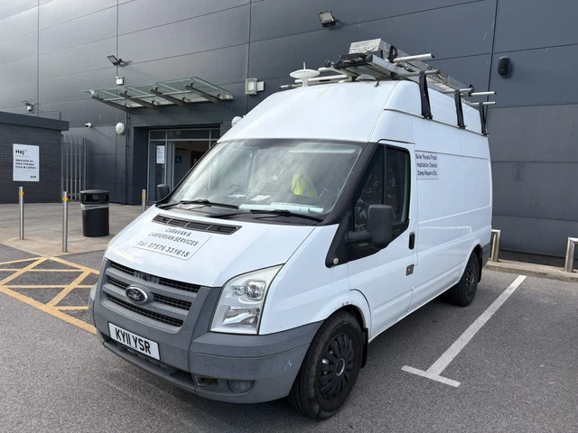 MK7 FORD TRANSIT 2.2 High Roof Swb Van With Diesel Heater, Solar, Flail ...