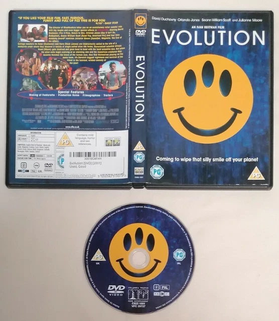 DVD - EVOLUTION David Duchovny Orlando Jones Sci-Fi Movie PAL UK R2 DVD ...