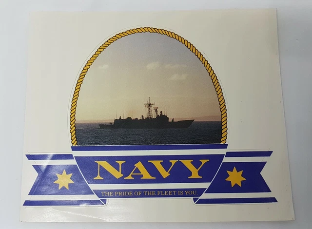 VINTAGE AUSTRALIAN NAVY STICKER - Navy The Pride Of The Fleet Is You 14 ...