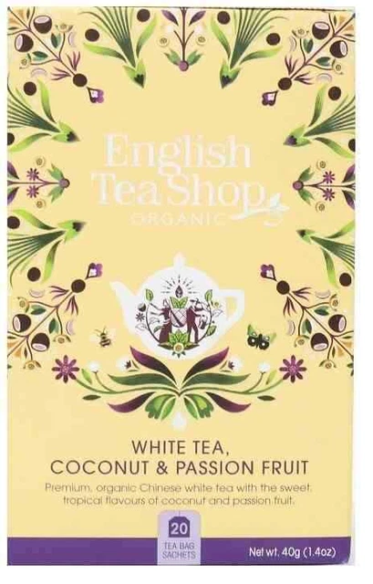 WHITE TEA WITH lemongrass, cacao, ginger, passion fruit and coconut ...