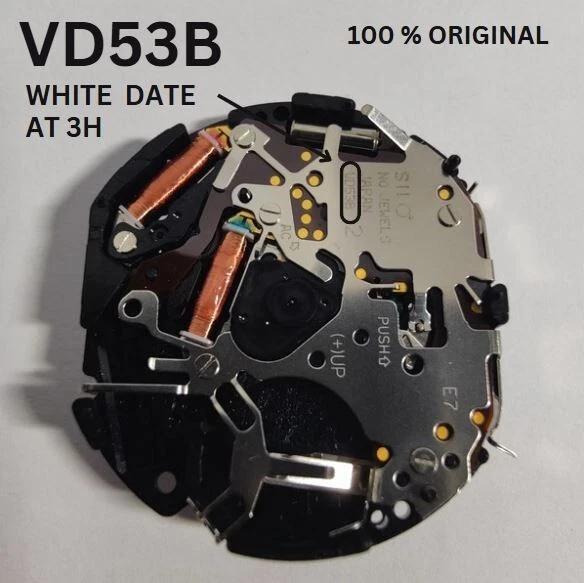 HATTORI VD53B COMPLETE Japan Movement Quartz Watch Date At 3H ...