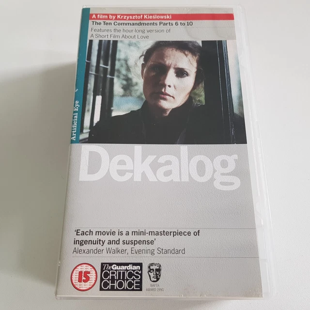 VHS KRZYSZTOF KIESLOWSKI Dekalog Ten Commandments Parts 6-10 Artificial Eye EUR 50,48 - PicClick IT