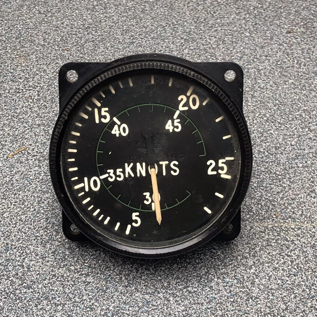 ASI AIRSPEED INDICATOR Knots Gauge RAF Vintage Aircraft £59.99 ...