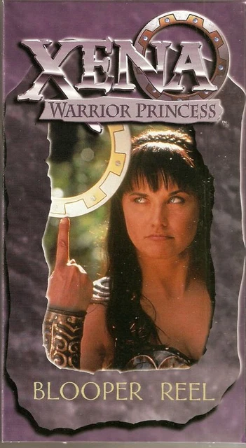 XENA WARRIOR PRINCESS Bloopers Reel VHS Video Tape~ Lucy Lawless &Renee ...