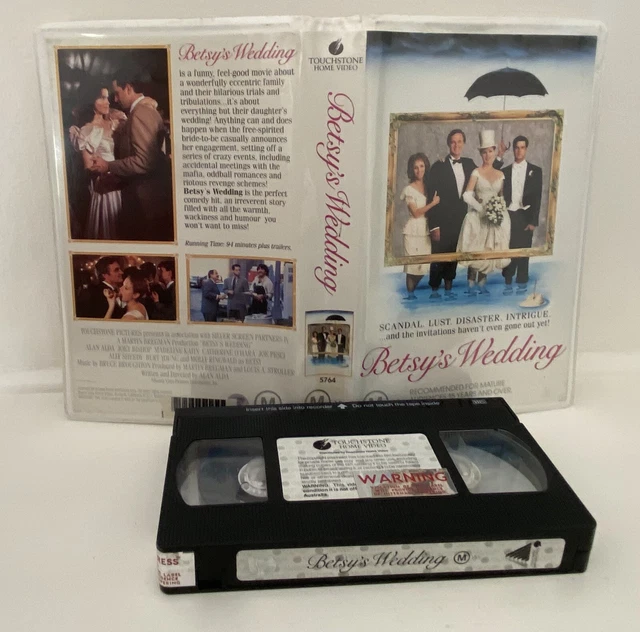 BETSY'S WEDDING VHS Clamshell Touchstone Big Box Video Ex Rental 1991 ...