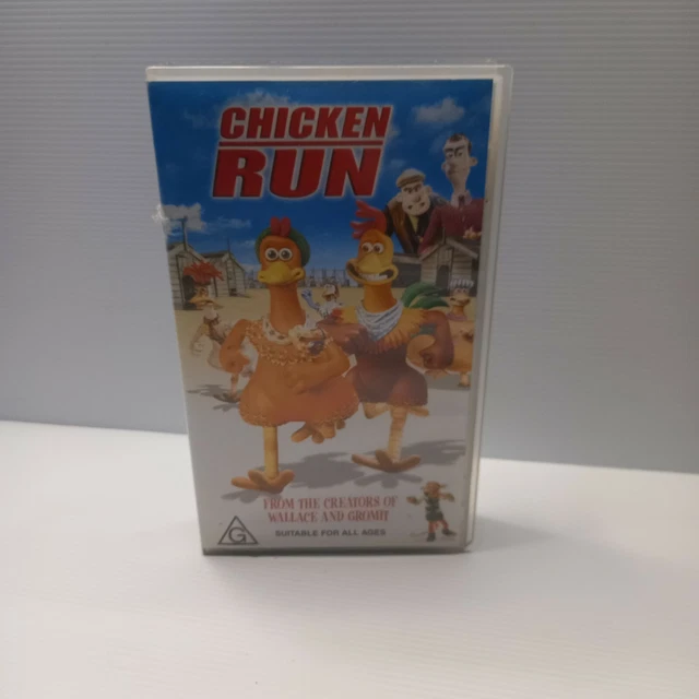 CHICKEN RUN VHS Video Tape Animated Classic Animated Movie EUR 13,30 ...
