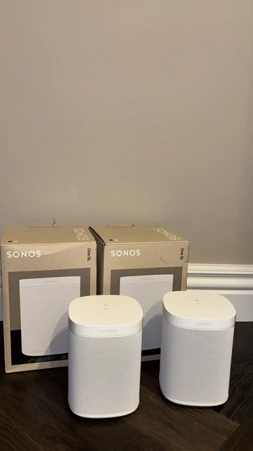 SONOS ONE SL Smart Speaker White X2 £245.08 - PicClick UK