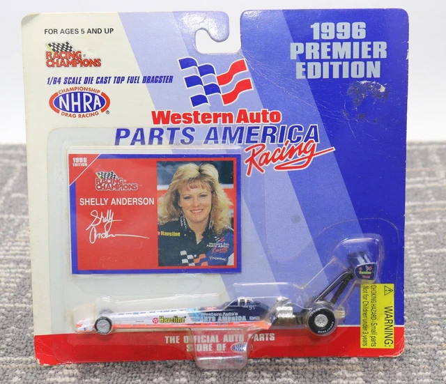 RACING CHAMPIONS SHELLY Anderson NHRA Top Fuel Dragster 1:64 Scale $6. ...