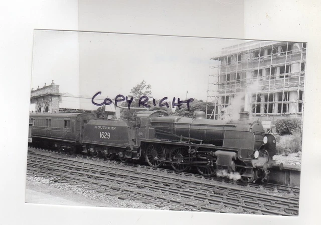 RAIL PHOTO SR SECR 260 N 1629 Bournemouth station Dorset LSWR £2.79 ...