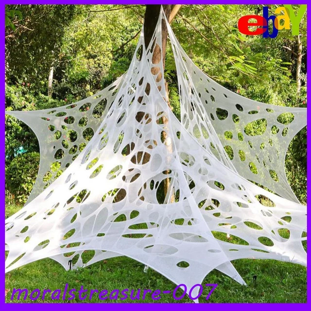 HALLOWEEN PRE-CUT GAUZE Cobweb Cut-Your-Own DIY Spider Web Decor for ...