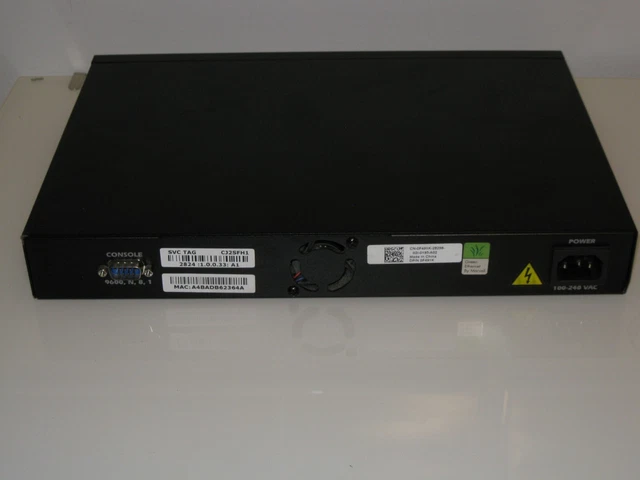 DELL POWERCONNECT 24 Port Gigabit Ethernet switch router Model 2824 $45 ...
