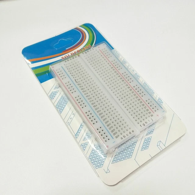 SOLDERLESS BREADBOARD 400 Point Tie Prototype Test Bread Board PCB For ...