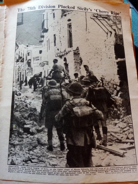 KVC49 EPHEMERA Ww2 picture sicily centuripe EUR 3,71 - PicClick IT