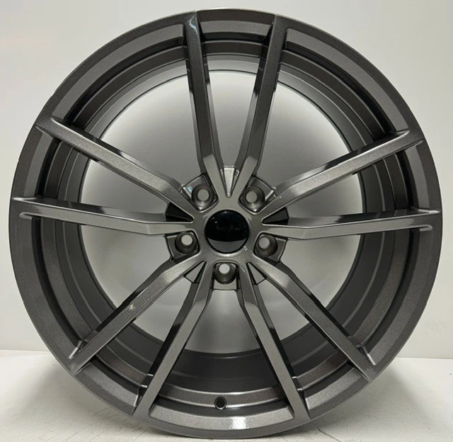 VW GOLF PRETORIA 19" Style Alloy Single Replacement Wheel Gunmetal Grey ...