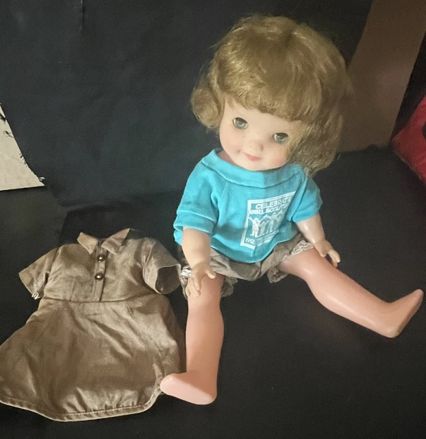 VINTAGE GIRL SCOUT BROWNIE DOLL EFFANBEE PATSY ANN 1959-SHIRT 85th ...